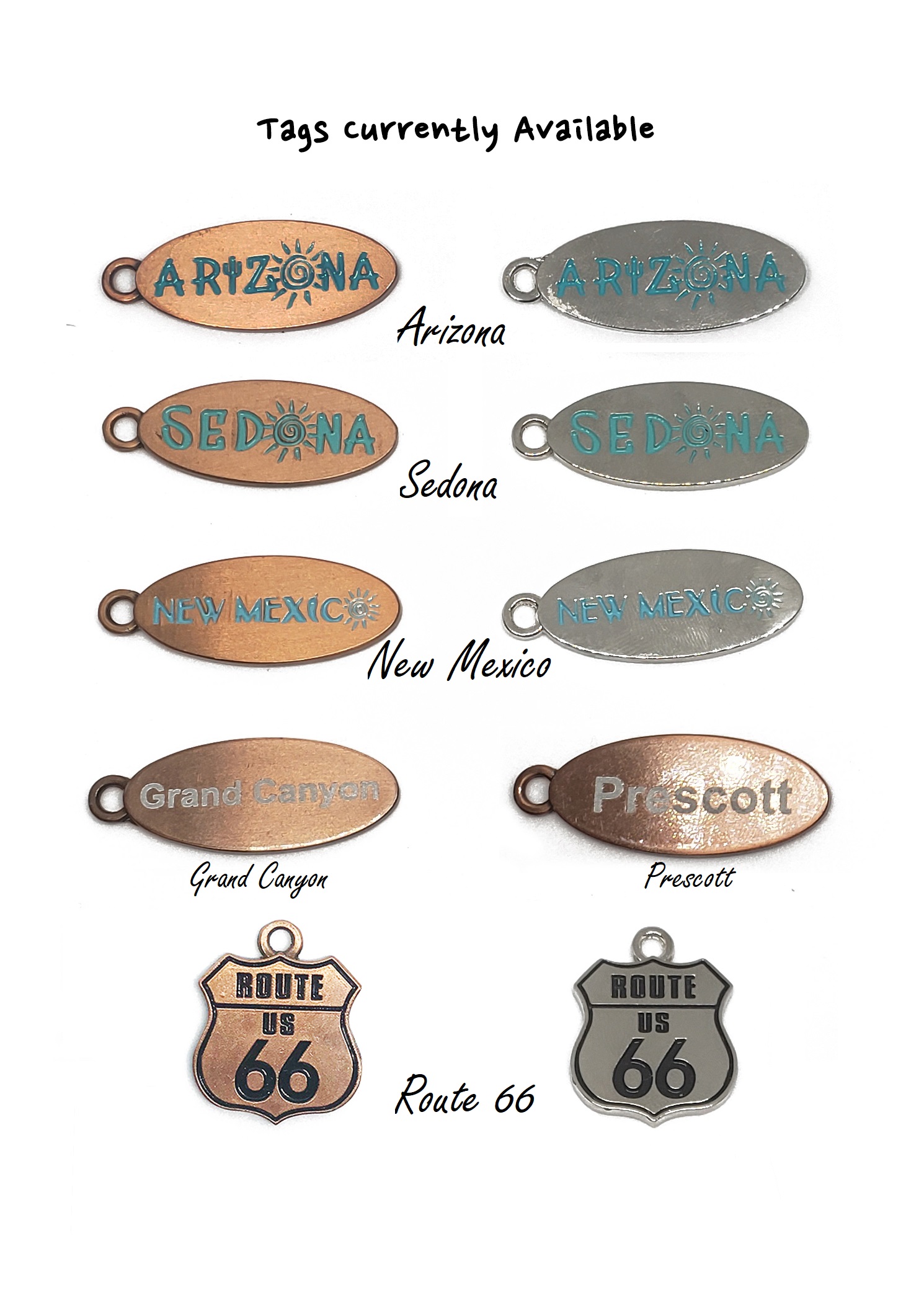 Assorted Keyring Tags (Bronze & Silver) – J B Sales & Consulting ...