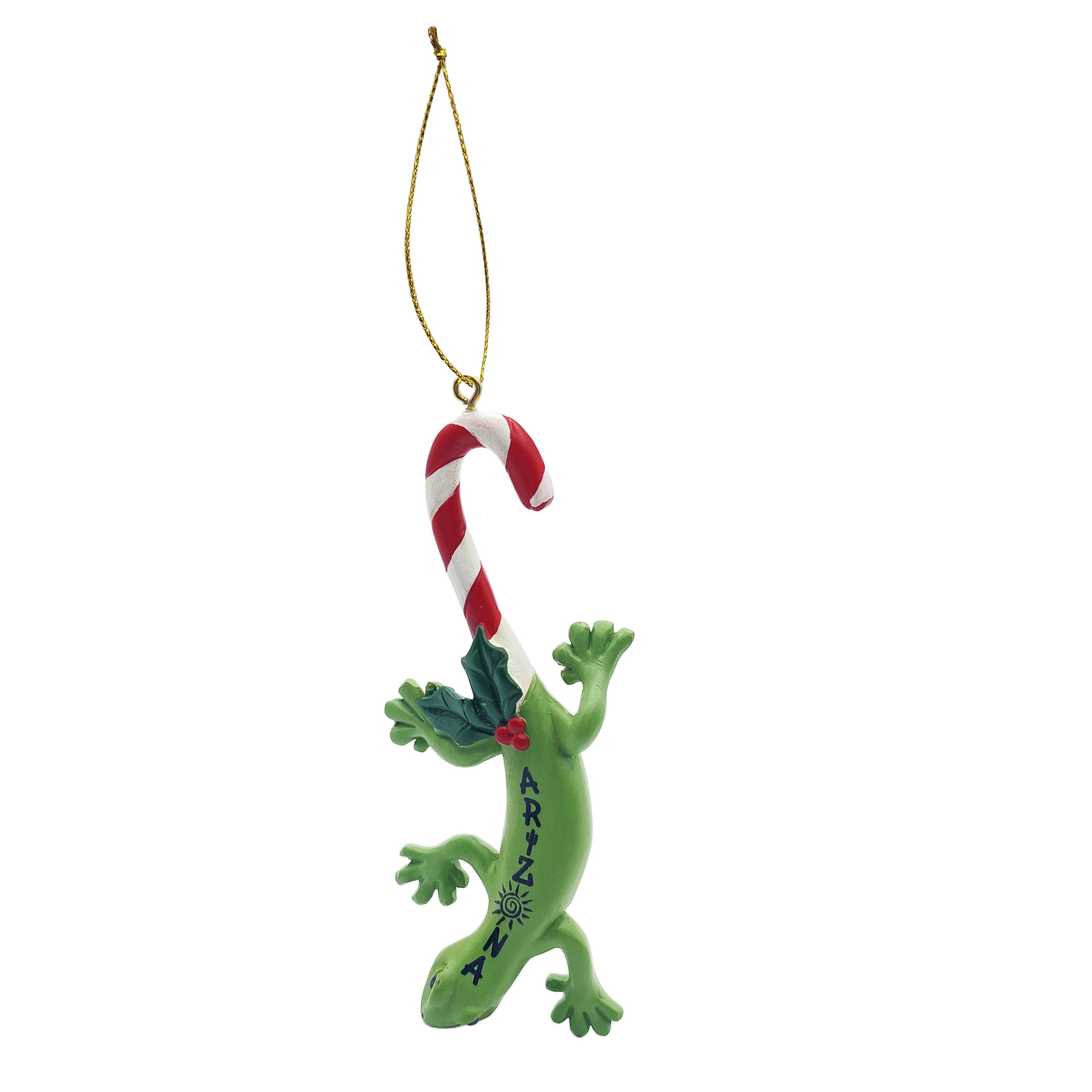 Arizona – Candy Cane Tailed Gecko – Resin Ornament – J B Sales ...